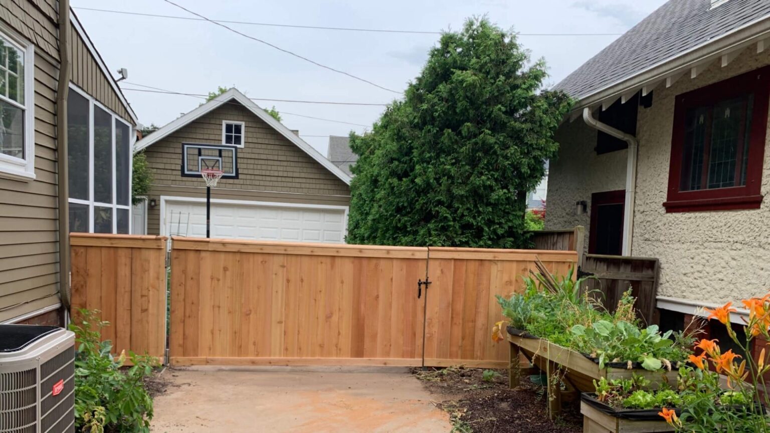 Custom Drive Gate - Chuck's Fence