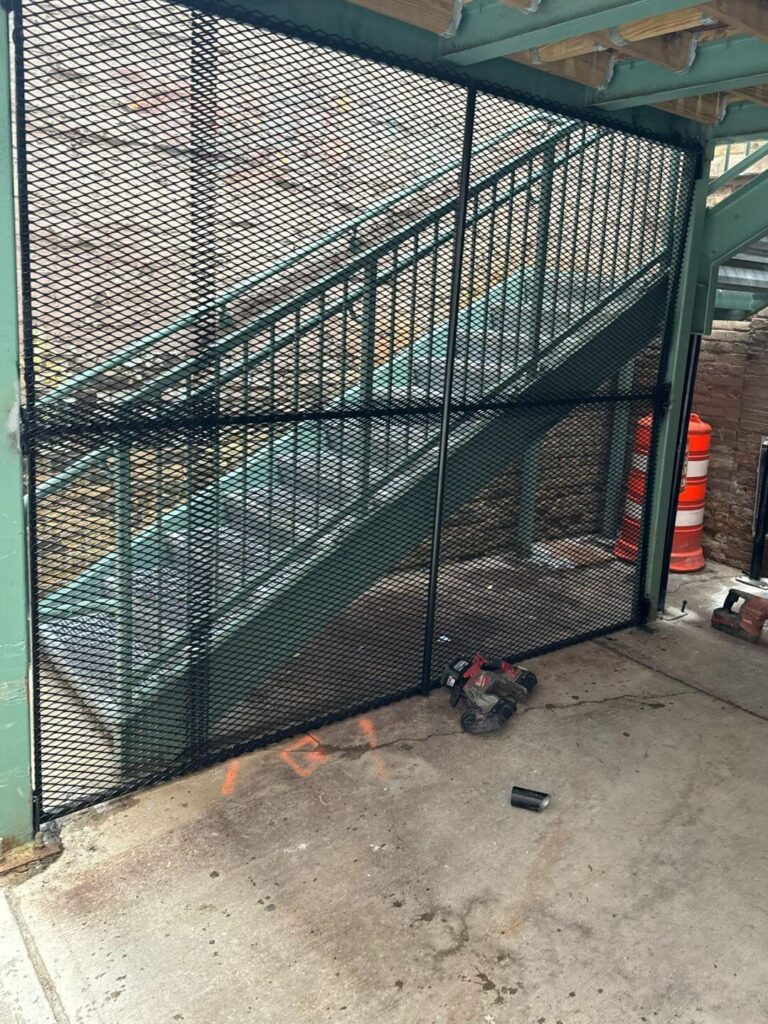 Mini Mesh Security for Stairwell - Chuck's Fence