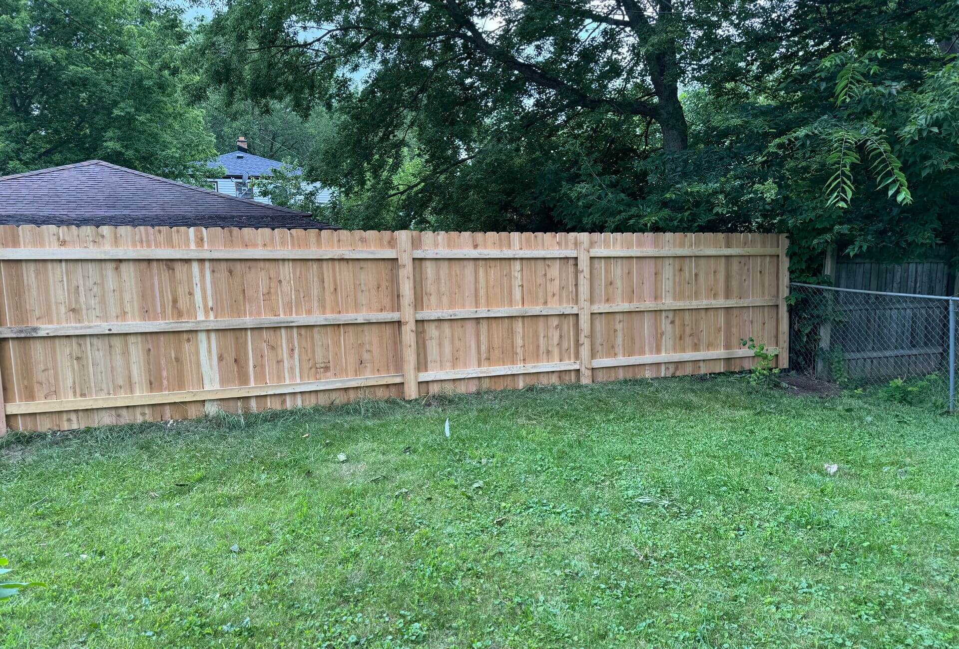 6 Tall Dog Ear Cedar Fence Chuck s Fence